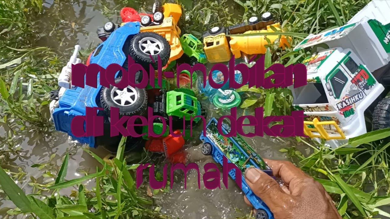 kumpulan mainan di kebun - YouTube