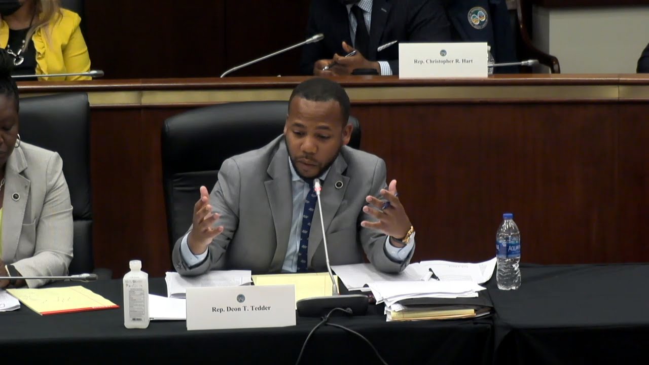 Representative Deon Tedder Voices Support for S150 - YouTube