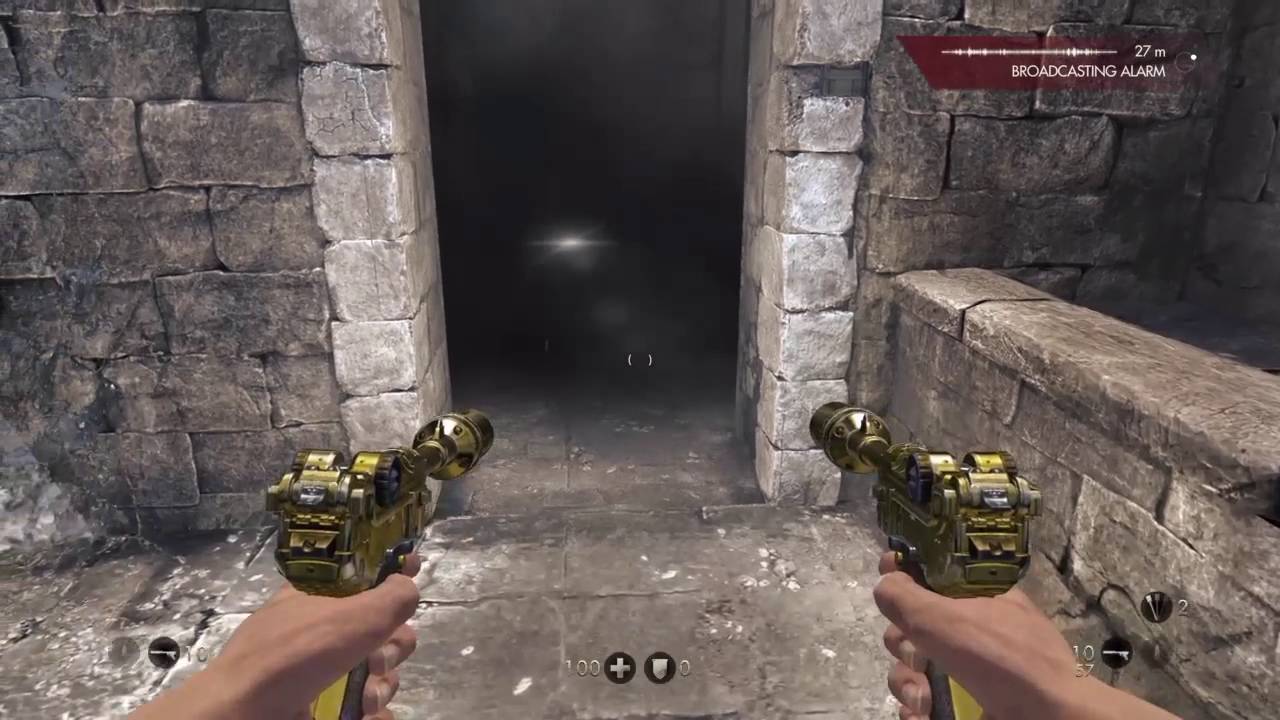 Wolfenstein The Old Blood Walkthrough Part 3# GOLDEN PISTOLE :) - YouTube