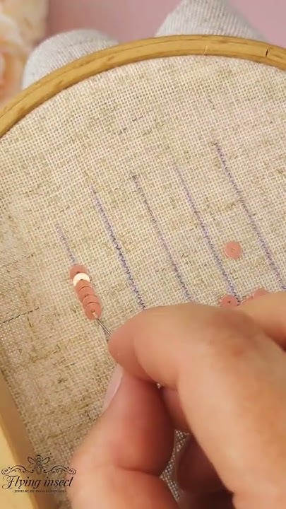 Как пришить пайетки брошьручнойработы вышивка пайетки ручнаяработа