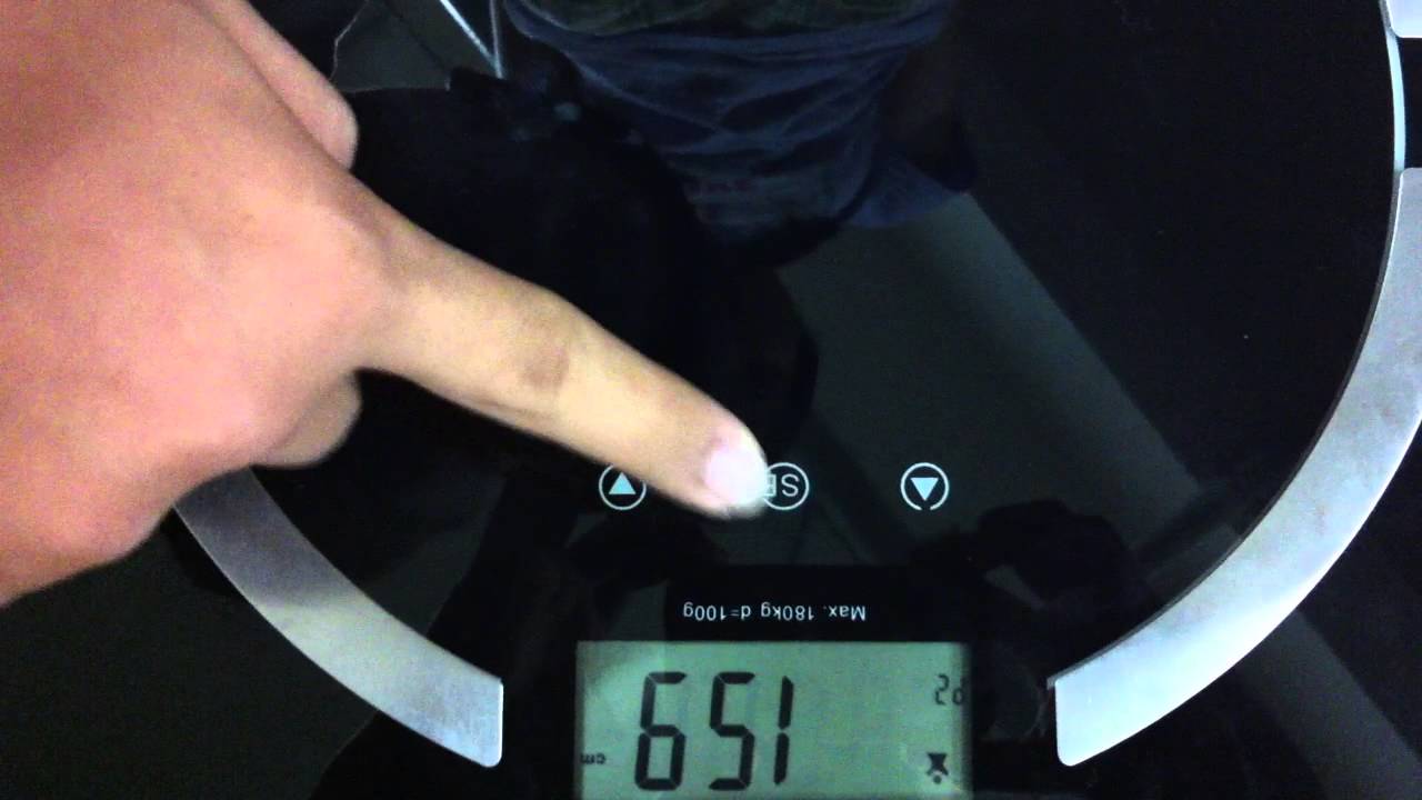 Digital Body Composition Analyzer Scale Set UP - YouTube
