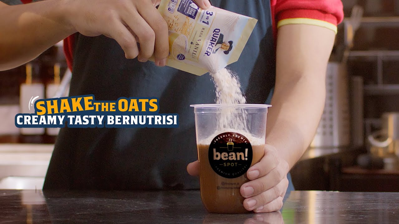 QUAKER SHAKE THE OATS! CREAMY, TASTY, BERNUTRISI - YouTube