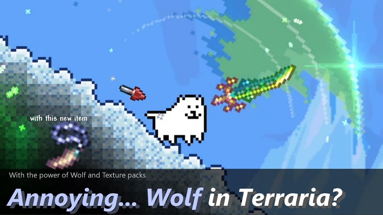 Terraria added this item allowing you to become a wolf ─ And umm, the ...