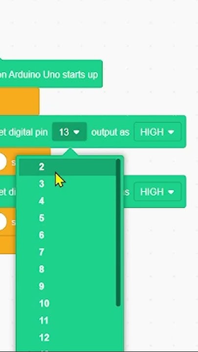 Easy Learn Arduino Uno Pictoblox Simple Led Blink With Variable Youtube
