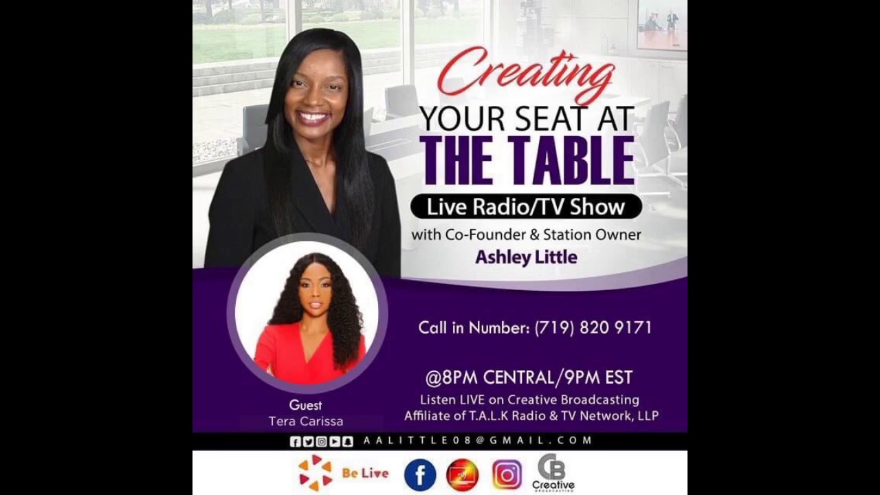 "Creating Your Seat at the Table" with Tera Carissa Hodges - YouTube