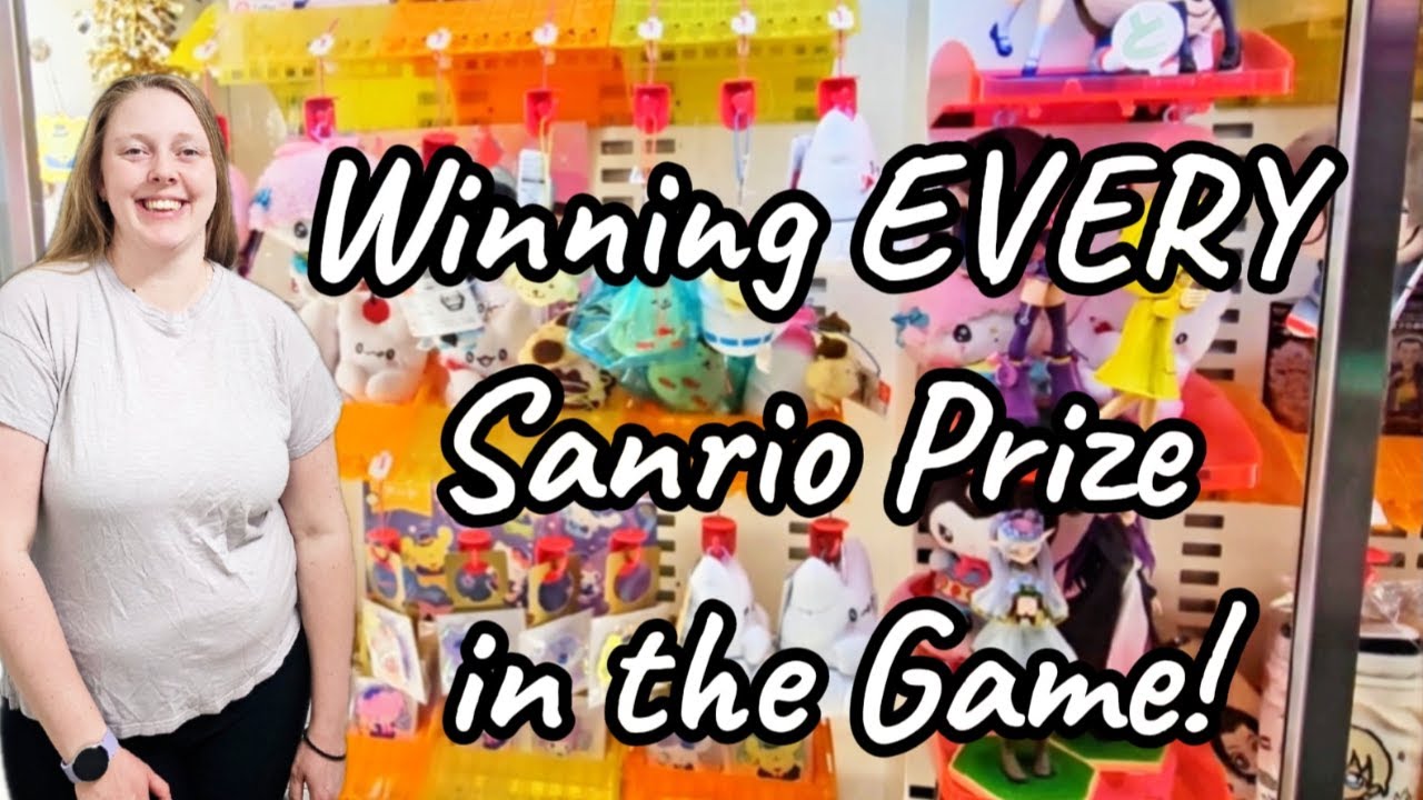 Winning EVERY Sanrio Prize From Japan’s Pull-Down Game! - YouTube