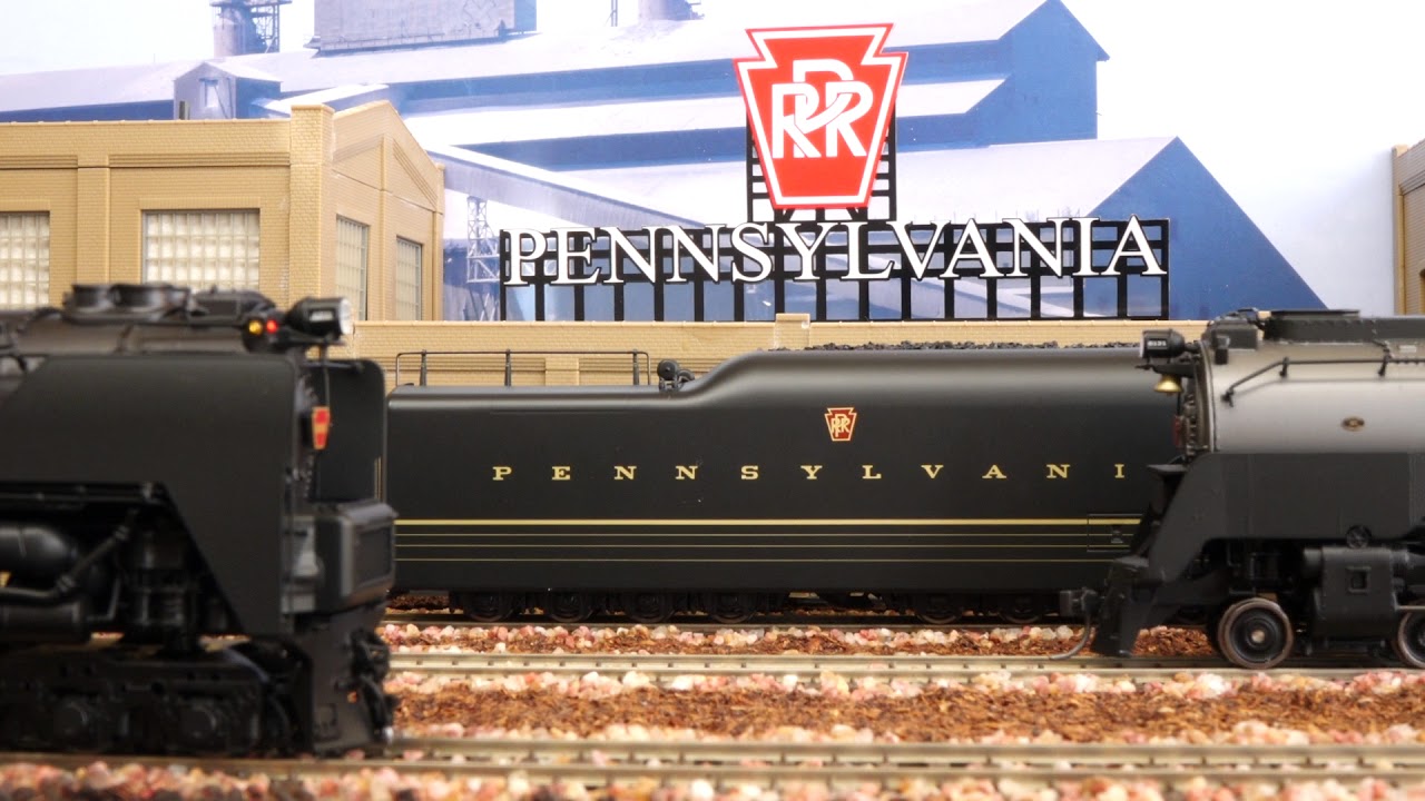 PRR Big Steam Engine - YouTube