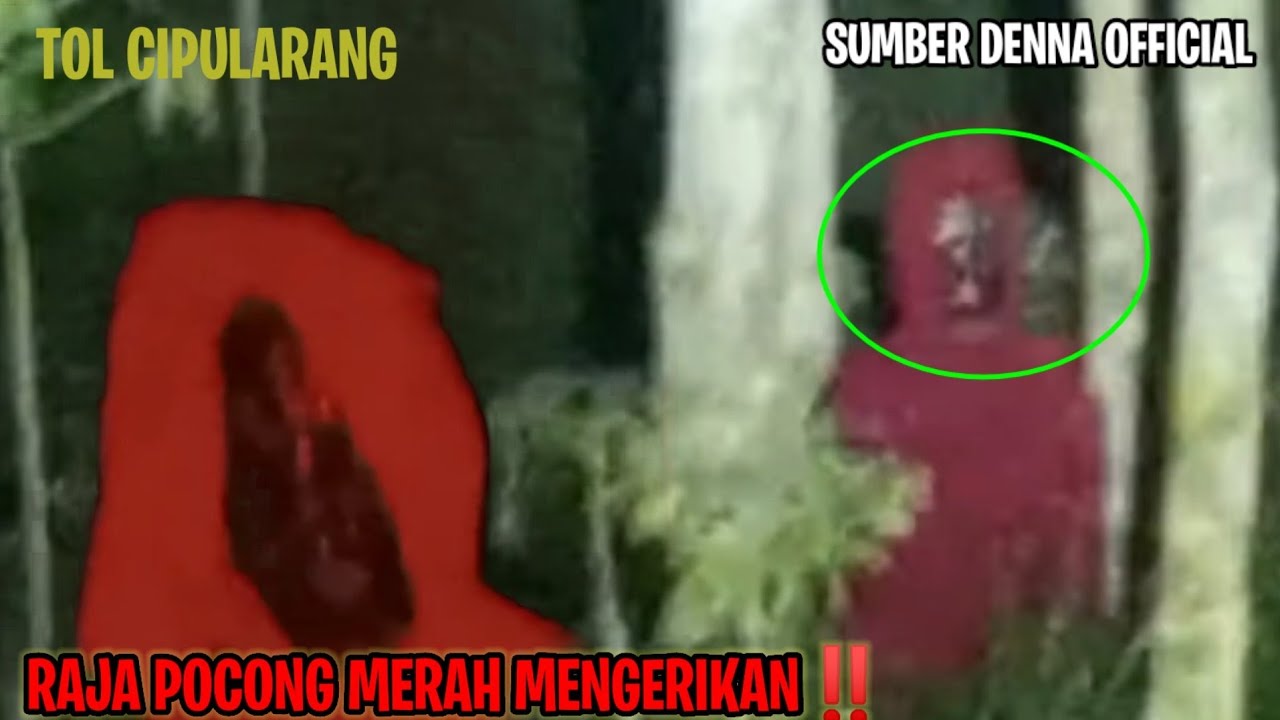 MISTERI TERBARU 2024 SOSOK HANTU RAJA POCONG MERAH DI TOL CIPULARANG ...
