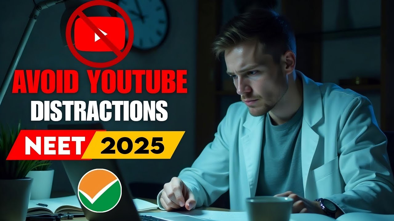 How to Avoid YouTube Distractions While Studying for NEET 2025⚠️ - YouTube