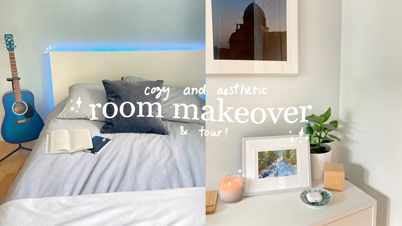 cozy & aesthetic room makeover (and tour) 🌙 - YouTube