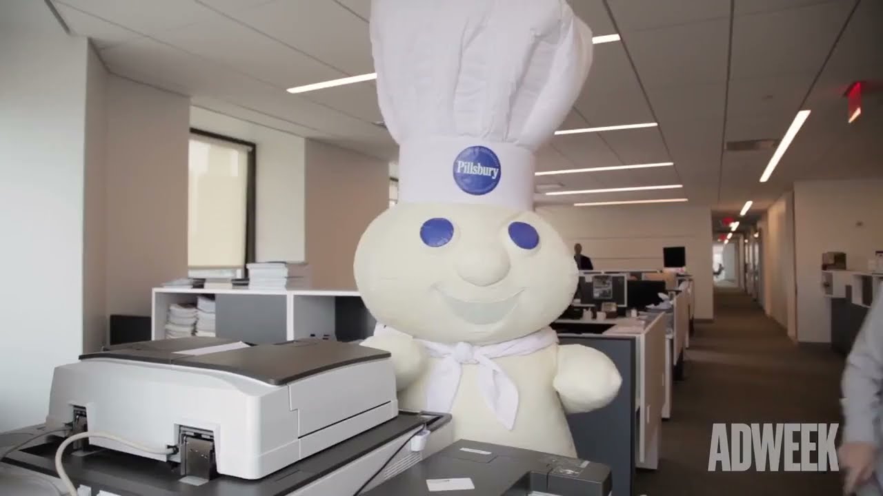 DoughBoy mascot talent for AdWeek 2016 - YouTube