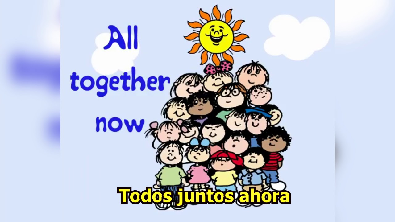 All together now - The Beatles (LYRICS/LETRA) [Original] - YouTube