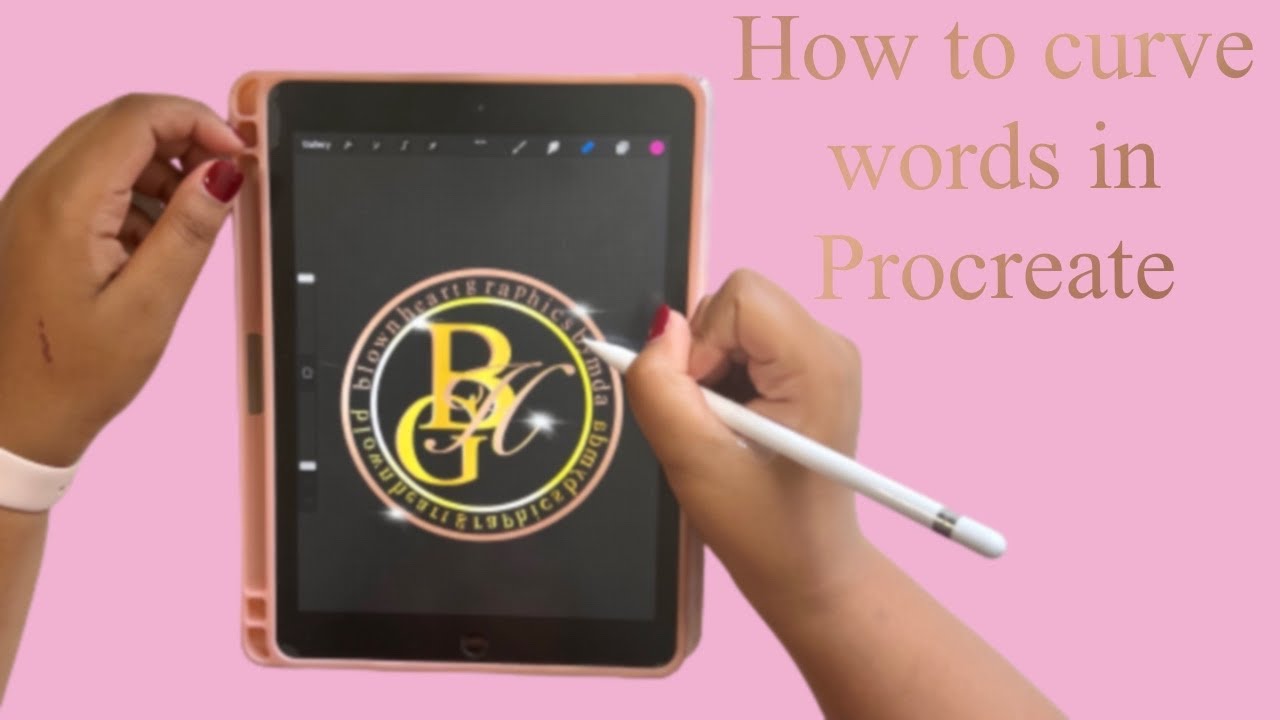 How To Curve Words In Procreate YouTube How To Curve Words In Procreate YouTube