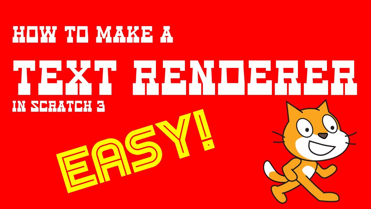 How To Make A TEXT DIGIT SPACE SYMBOL RENDERER In Scratch 3 YouTube How To Make A TEXT DIGIT SPACE SYMBOL RENDERER In Scratch 3 YouTube