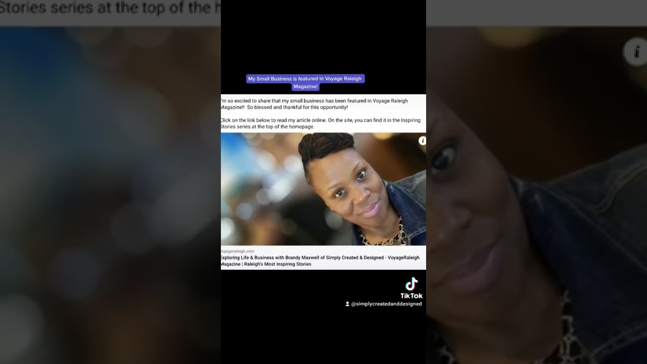 My small business has been featured in Voyage Raleigh Magazine!! # ...