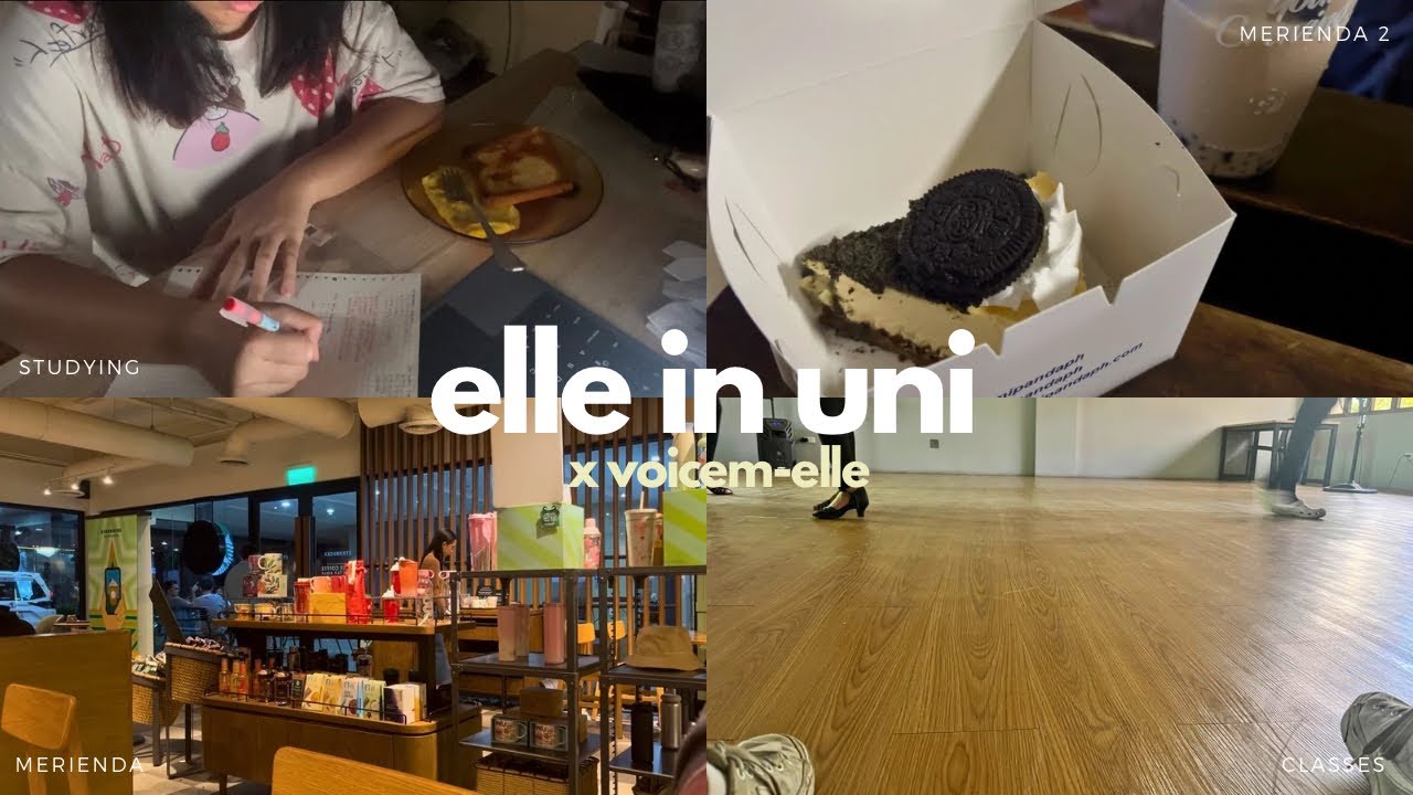 voicem-elle X elle in uni: exam, getaways, friendship | tdc, studying ...