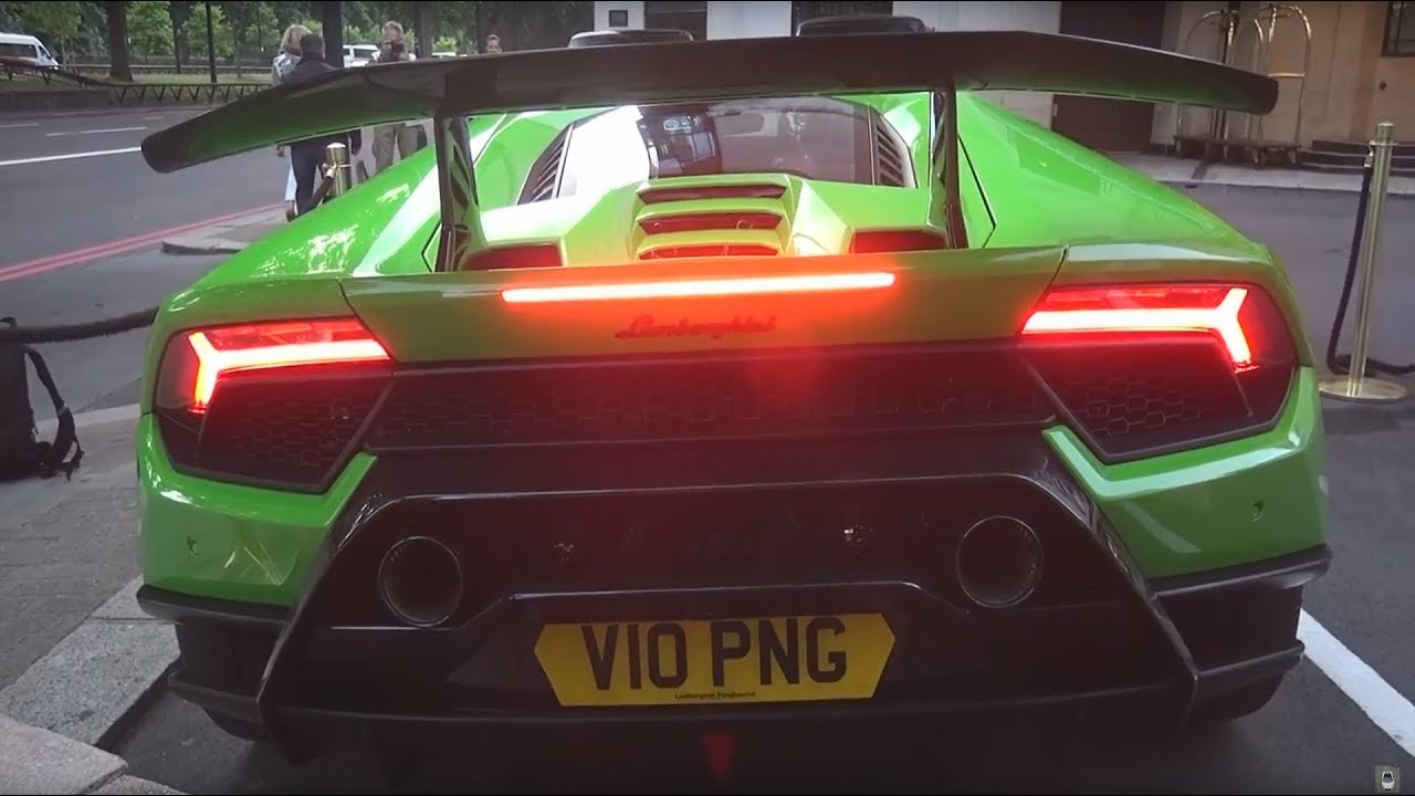 Lamborghini Huracan Performante CRAZY SOUNDS in London!! - YouTube