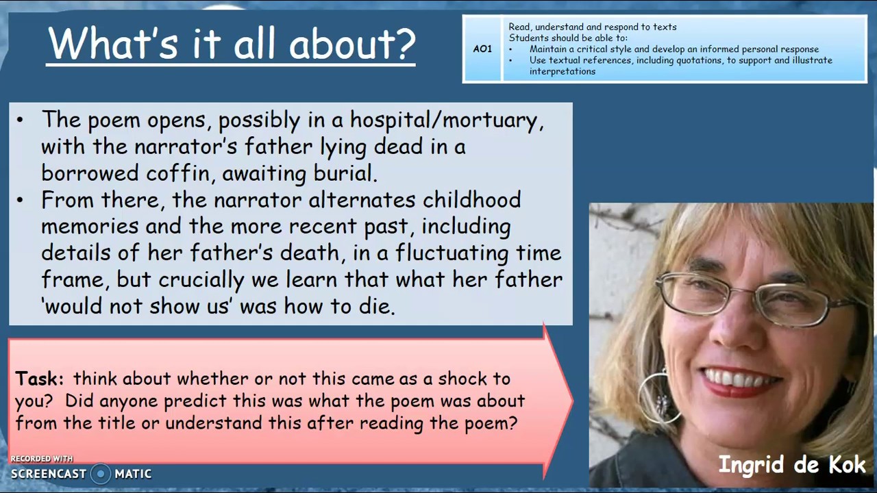 7 My Father Would Not Show Us - YouTube