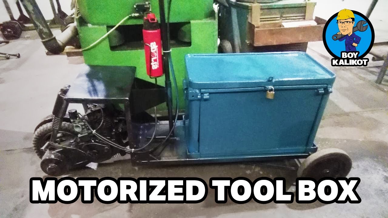 I Made a Motorized Tool Box! - YouTube