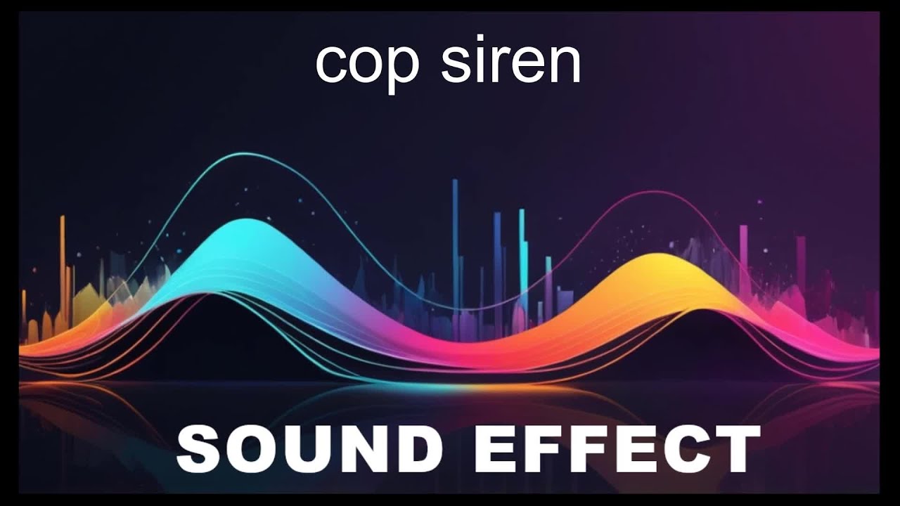 Cop Siren Sound Effects - HD SFX 🎧 - YouTube