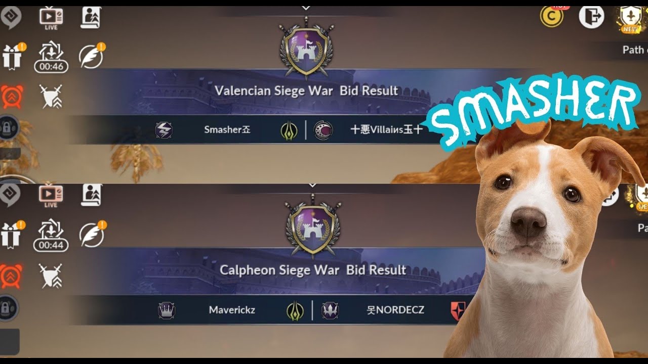 Who Let The Dog Out | Siege War | VILLAINS VS SMASHER - YouTube