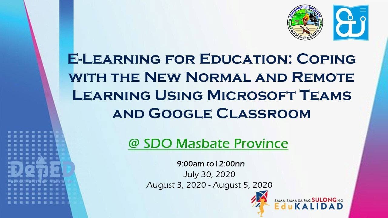 E-LEARNING FOR EDUCATION: - YouTube