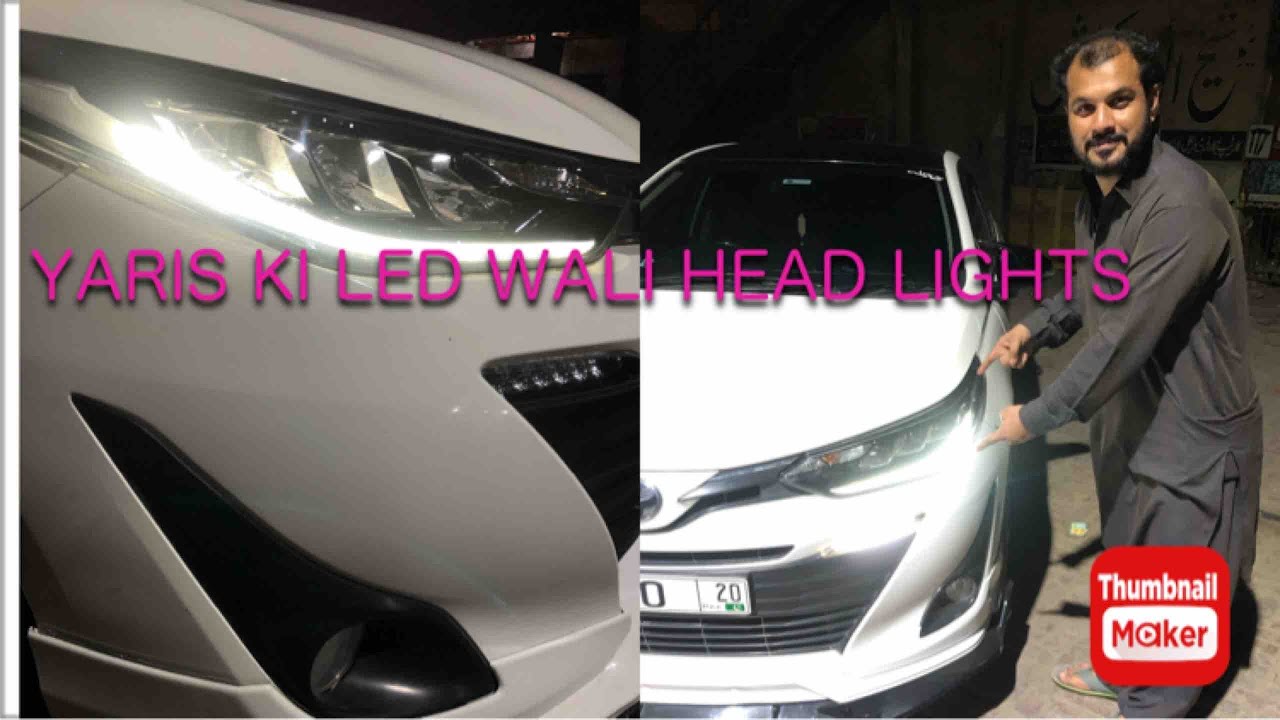 YARIS LED HEADLIGHTS👌💥💥💥BODY KIT🔥🔥TINTS ️IFFI’S GARAGE😇😇 - YouTube
