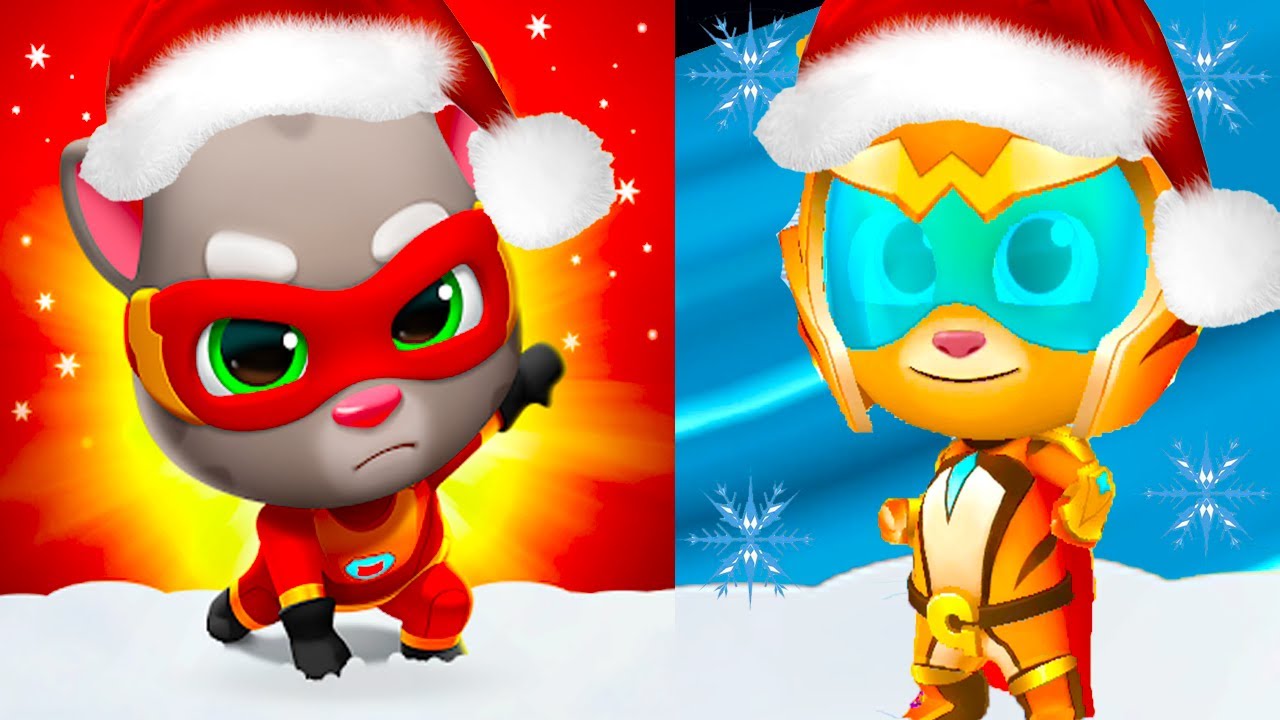 Talking Tom Hero Dash - Talking Tom , Tiger Ginger | New Game Player ...