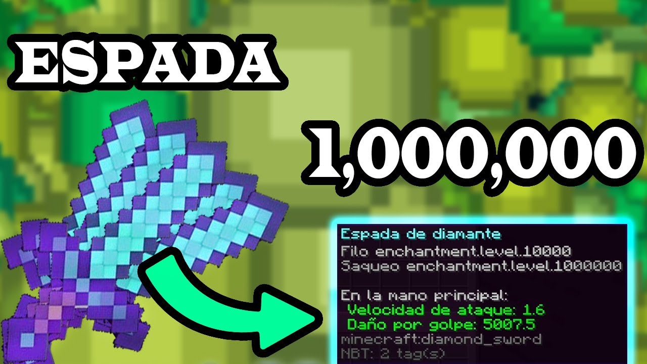 MINECRAFT QUE PASA SI DESENCANTAS UNA ESPADA CON 1,000,000 DE SAQUEO ...