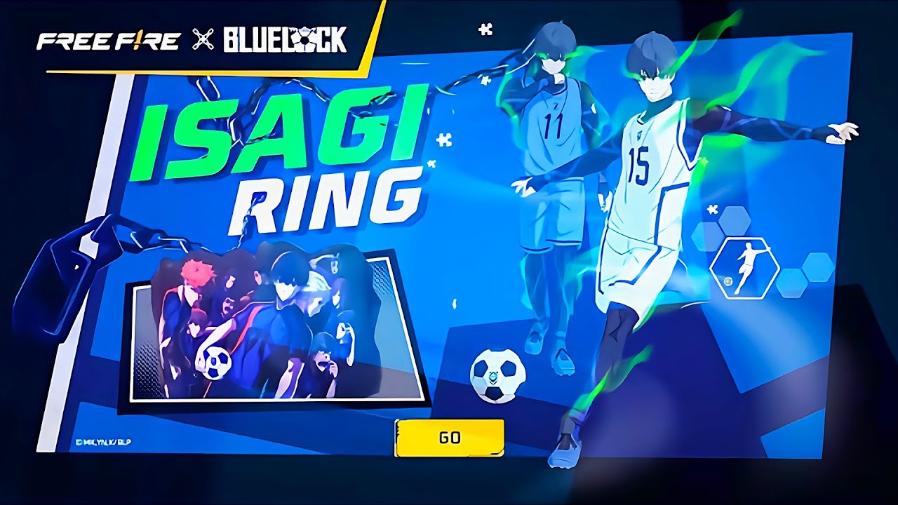 FREE FIRE X BLUE LOCK_ ISAGI RING EVENT - DATE_ REWARDS AND PREVIEW ...