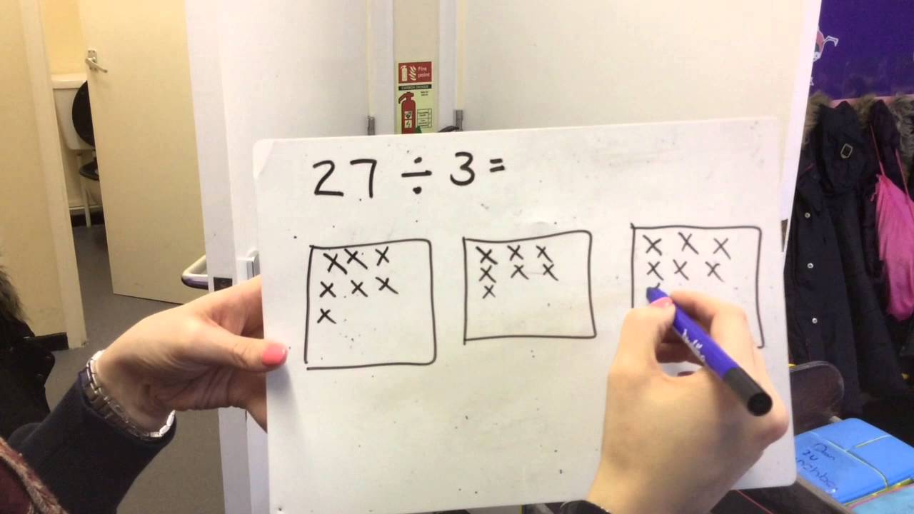 Division using share mats - YouTube