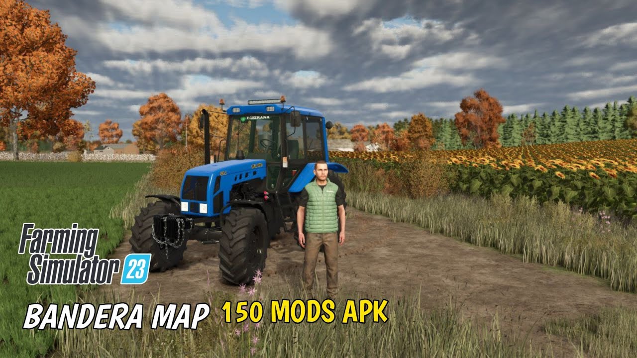 FS 23 Map Bandera 150 Mod apk Download Google drive FARMING SIMULATOR ...
