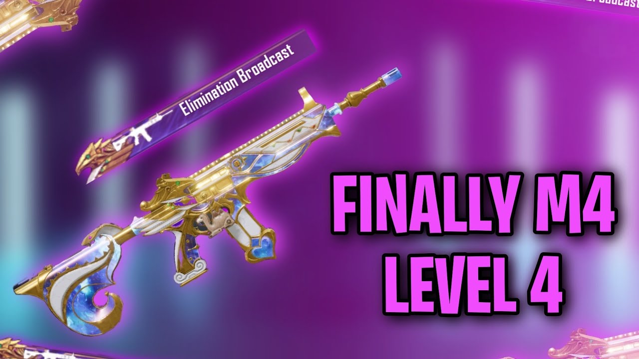 UPGRADING IMPERIAL SPLENDOR M4 TO LEVEL 4 🔥 | PUBG MOBILE - YouTube