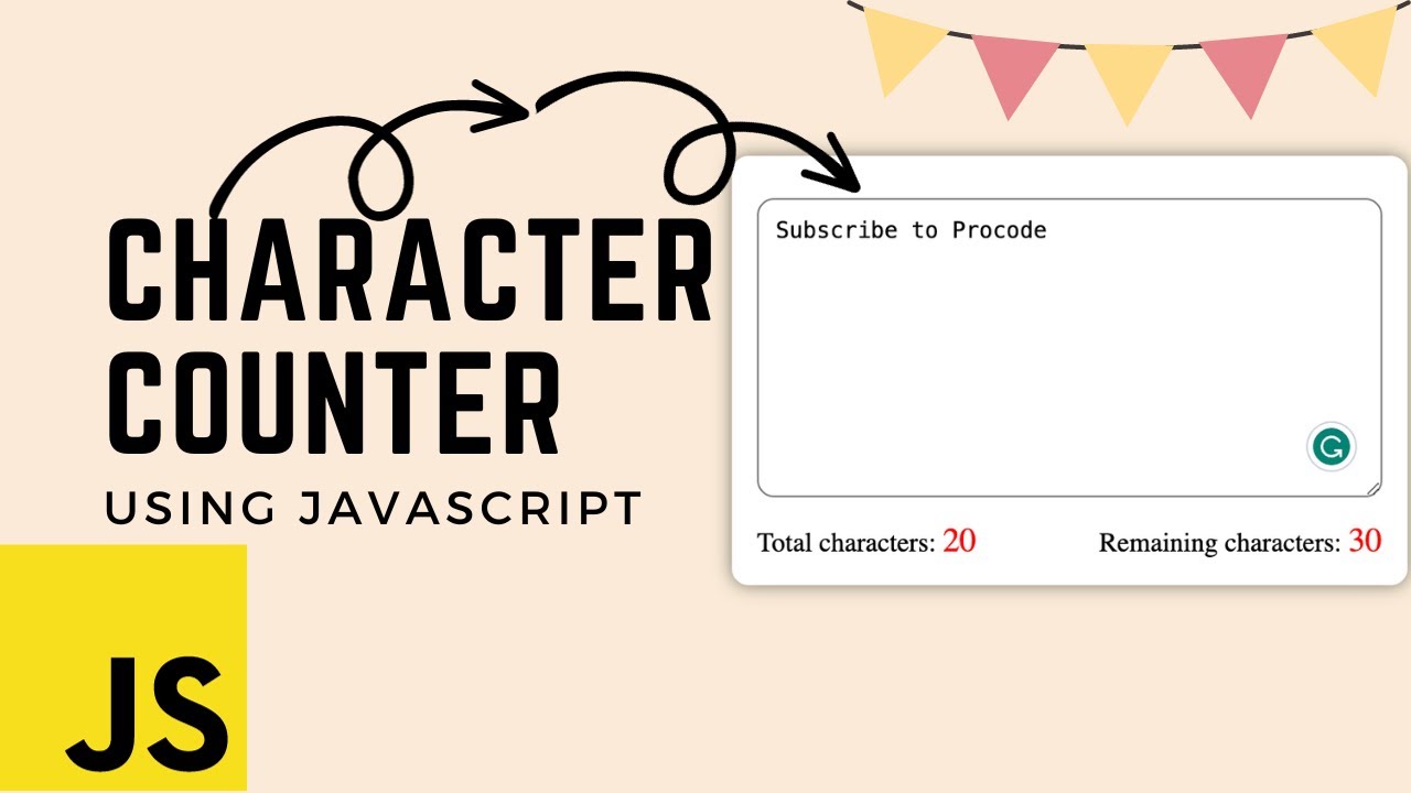 🖋️ Word And Character Counter Website Html Css Javascript Step By 4531
