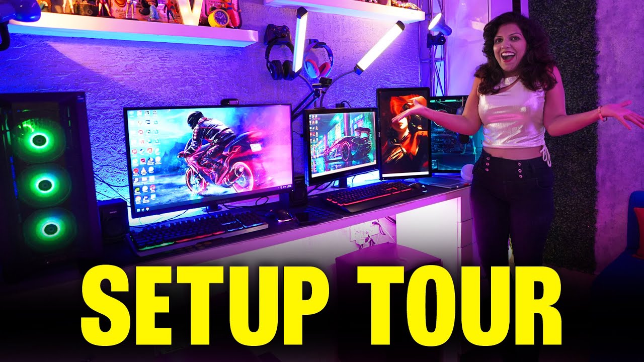 Gaming Room Tour | Our Setup Tour 🔴 #gamingroom #roomtour #setuptour ...