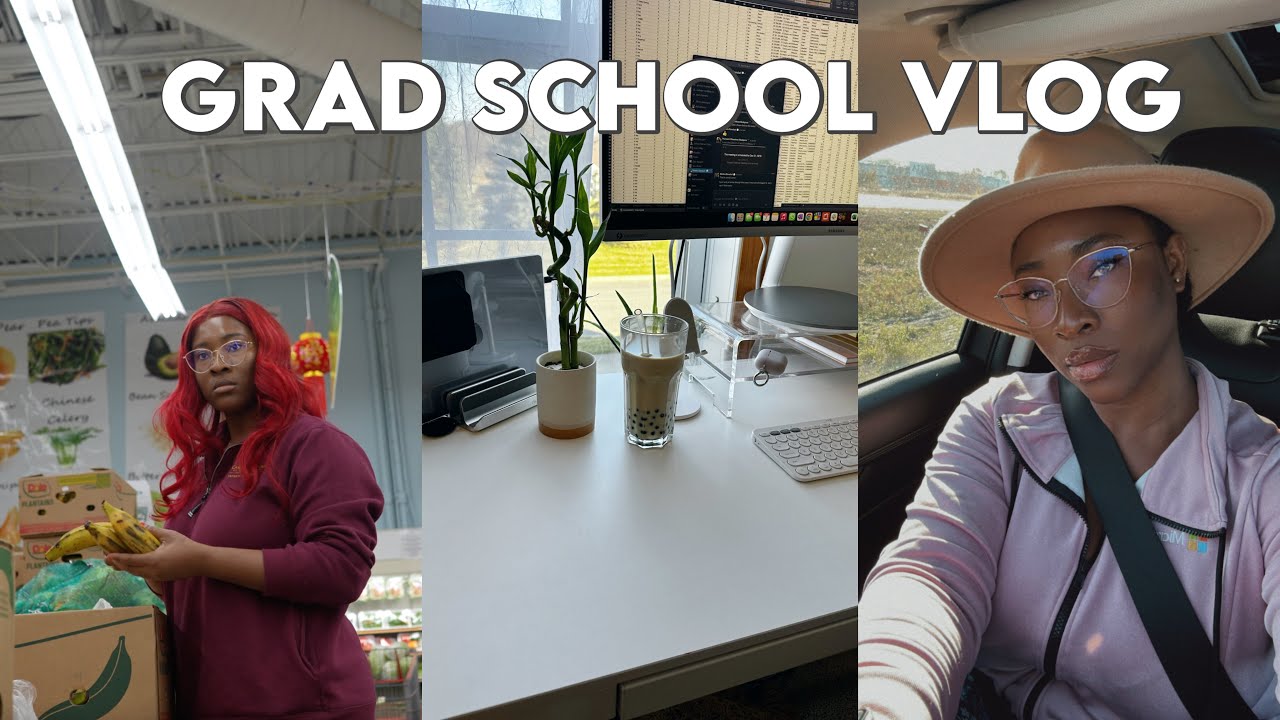 GRAD STUDENT VLOG - YouTube