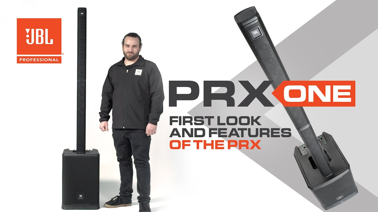 JBL PRX One - New All-In-One Powered PA With Mixer and DSP - YouTube