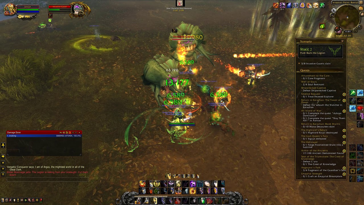 WoW Legion - Fel Lord Kaz'ral - YouTube
