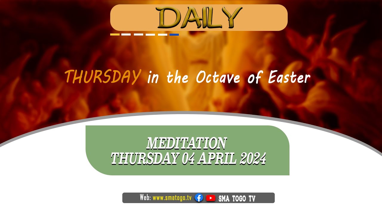 SMA DAILY MEDITATION THURSDAY 04 APRIL 2024 - YouTube