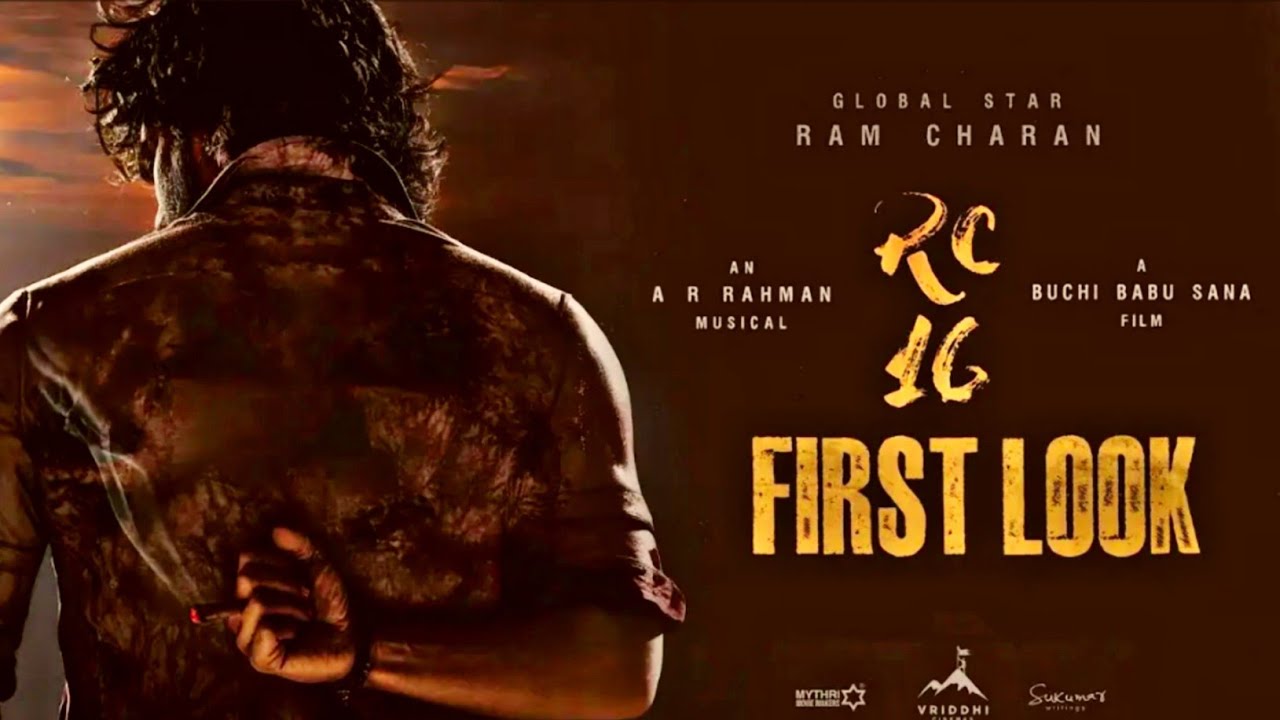 #RC16 First Look | #RamCharan | #JanhviKapoor | A R Rahman | Buchi Babu ...