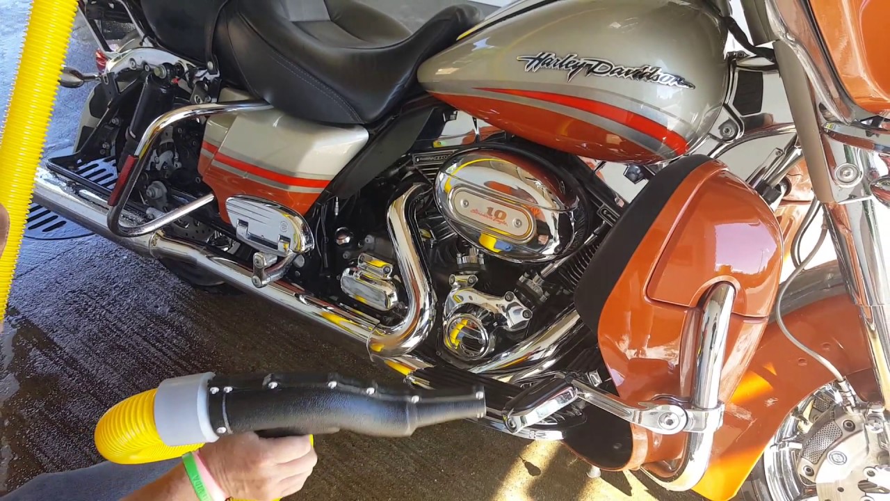 Motorcycle Drying System - YouTube