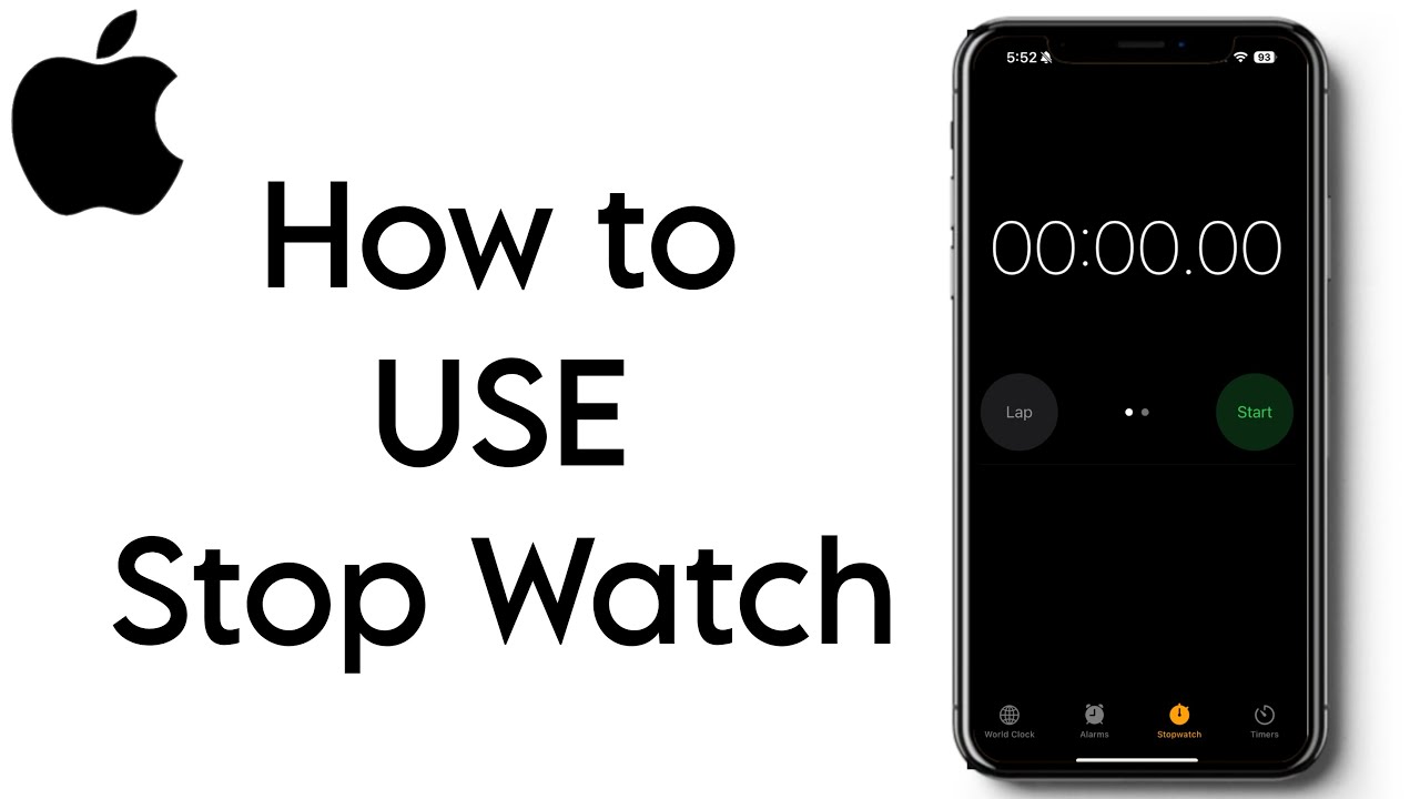 How to get Stop Watch on iPhone - YouTube