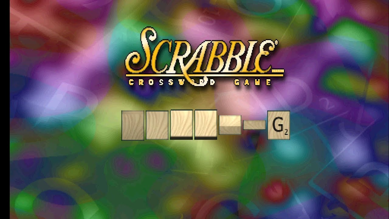 SCRABBLE - PlayStation - Gameplay - YouTube