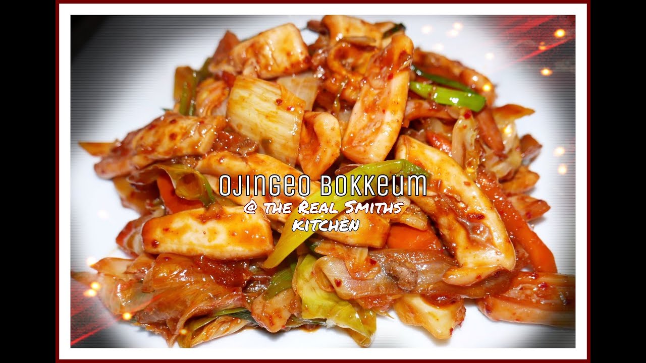 Korean squid stir fry / ojingeo bokkeum - YouTube