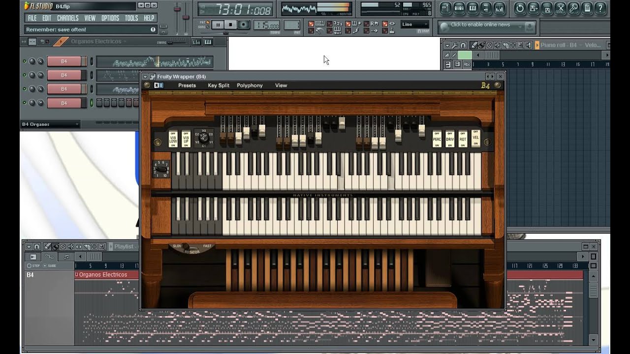 Instrumentos Virtuales | Native Instruments B4 | Clases de Producción ...