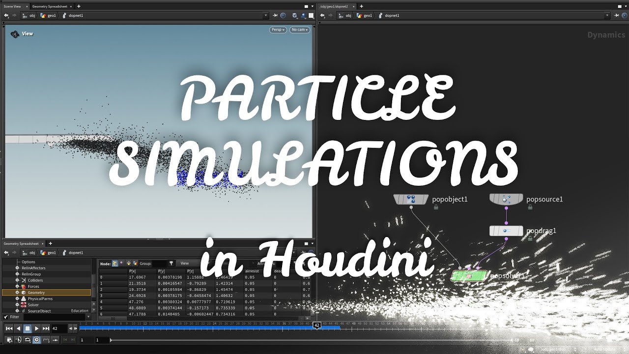 Houdini Spark Simulation - YouTube