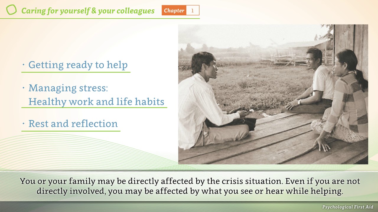 3-1 Caring for yourself & your colleagues - YouTube