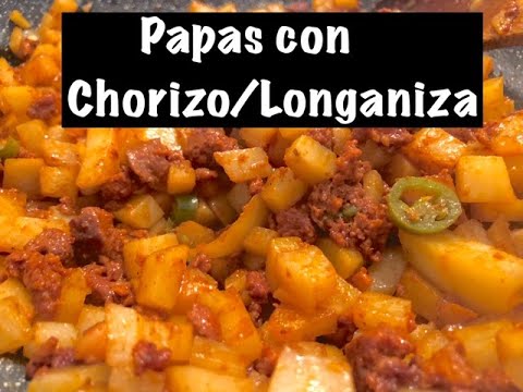 Breakfast burrito - potatoes and longaniza/chorizo (English version ...