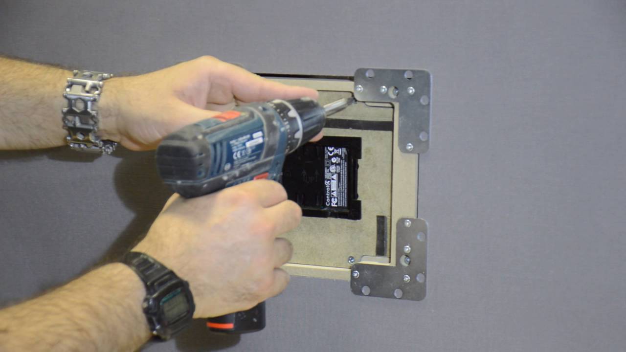 Retrofit wall mount for Control4 T3 7" touch screen - Removal - YouTube