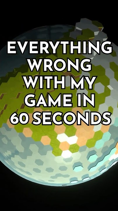 Everything Wrong With My Game In 60 Seconds #indiegame #gamedev #bugs #devlog - YouTube